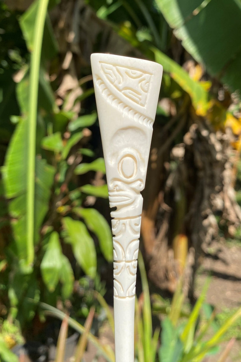 Marquesan Tiki hair accessorie – Cannibal Art