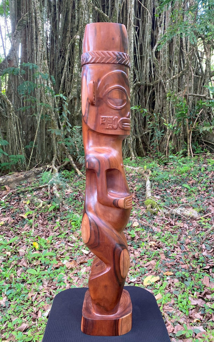 Marquesan tiki sculpture – Cannibal Art