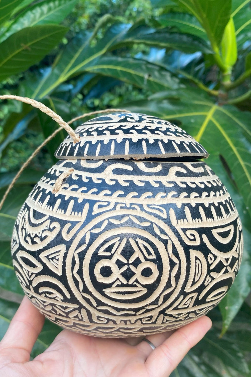 Hand-Carved Coconut Bowl – Cannibal Art