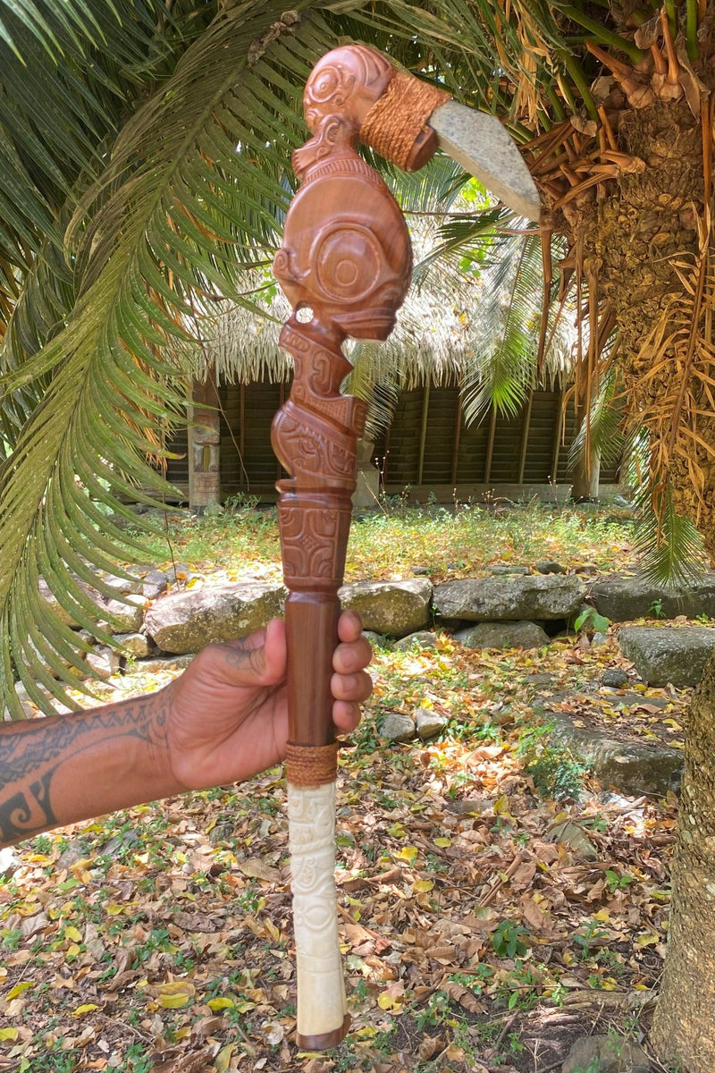 Marquesan adze - Kee toki – Cannibal Art