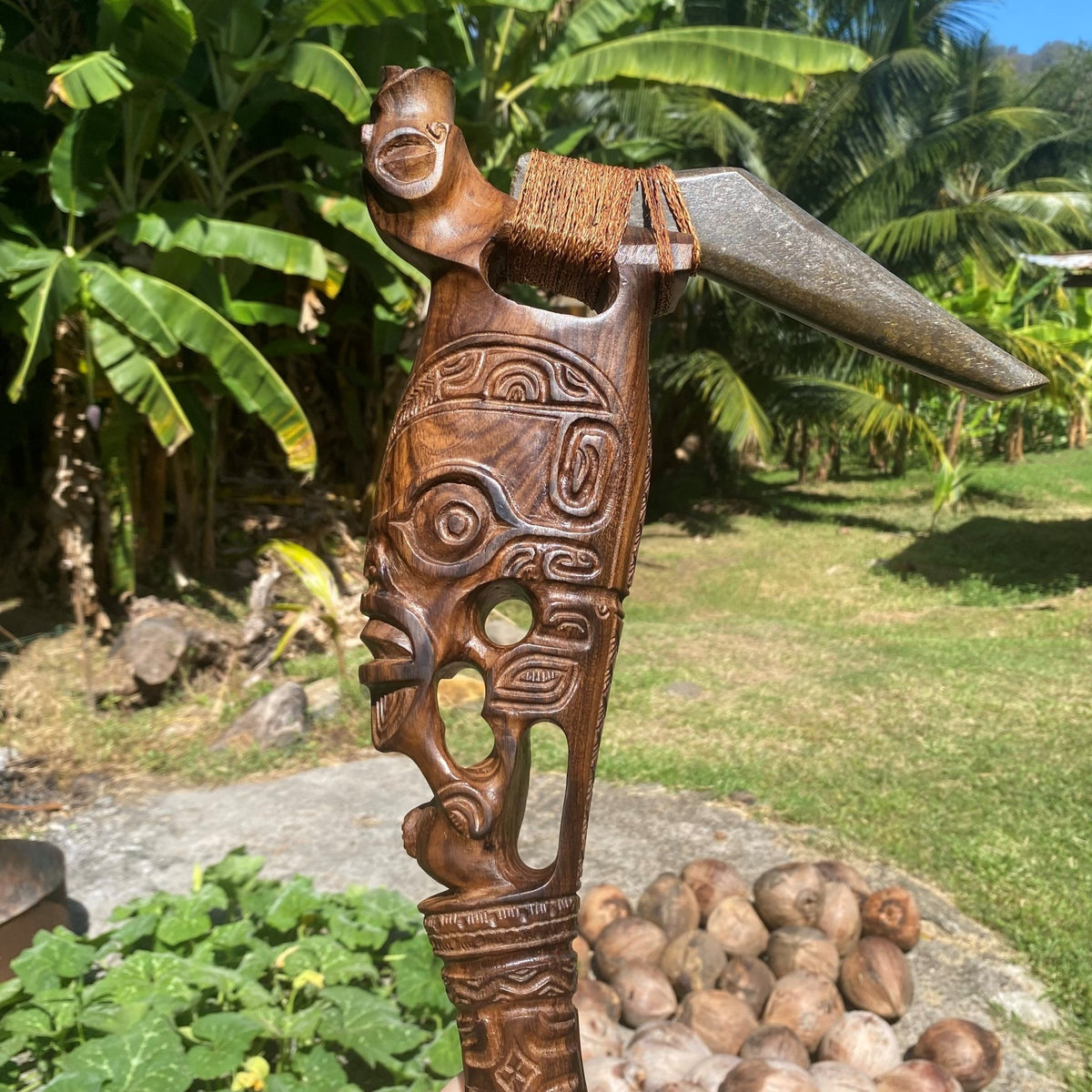 Marquesan adze - Kee toki – Cannibal Art