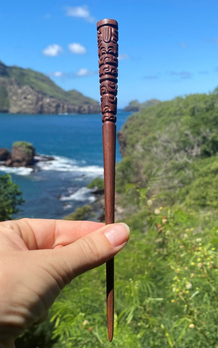 Marquesan hair pick – Cannibal Art