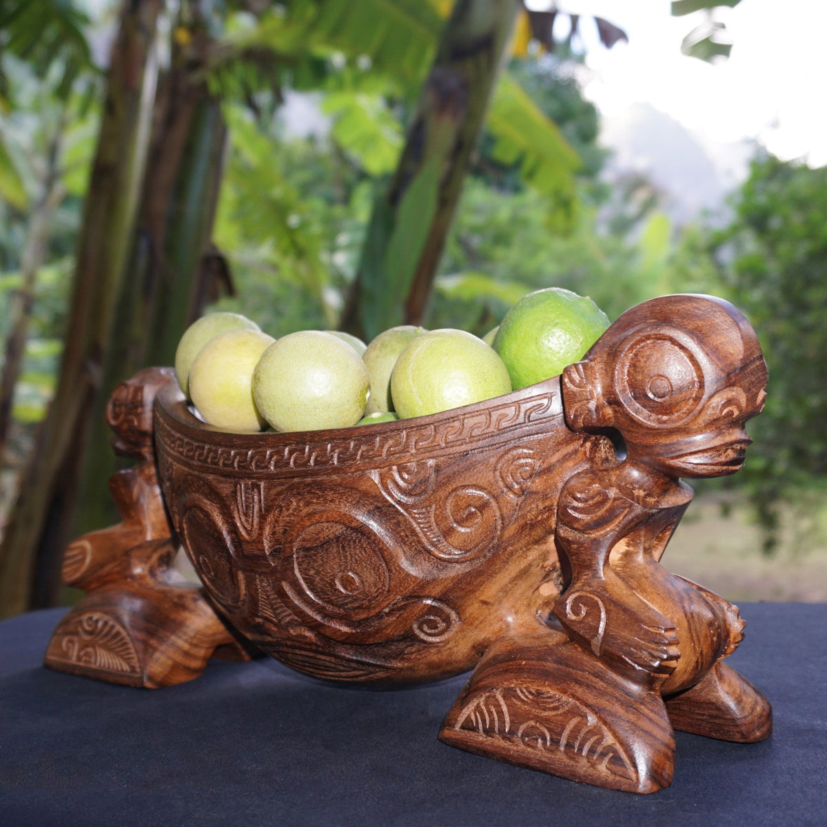 Beautiful Marquesan tiki bowl – Cannibal Art