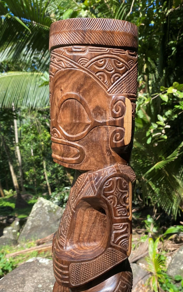 Marquesan tiki sculpture – Cannibal Art