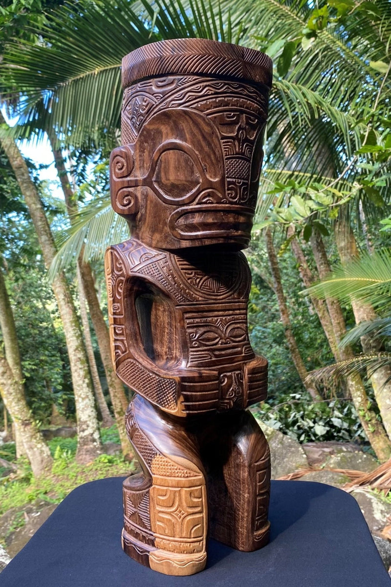 Marquesan tiki sculpture – Cannibal Art