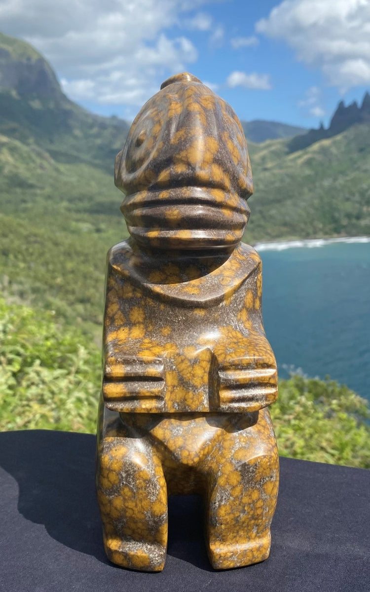 Flower Stone Tiki – Cannibal Art