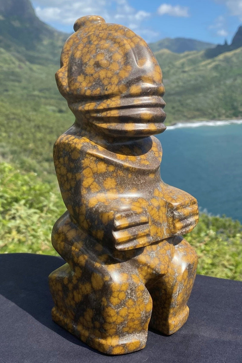 Flower Stone Tiki – Cannibal Art