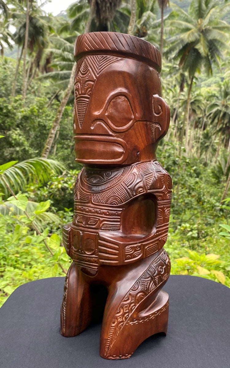 Marquesan tiki sculpture – Cannibal Art