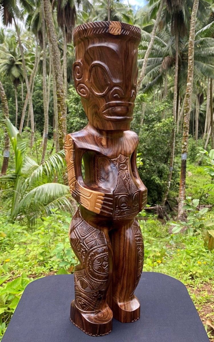 Marquesan tiki sculpture – Cannibal Art
